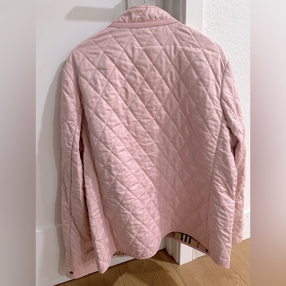 Burberry | Jackets & Coats | Burberry Pink Quilted Jacket | Poshmark